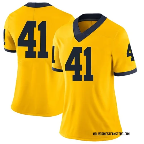 Women's Adam Fakih Michigan Wolverines Limited Brand Jordan Maize ...